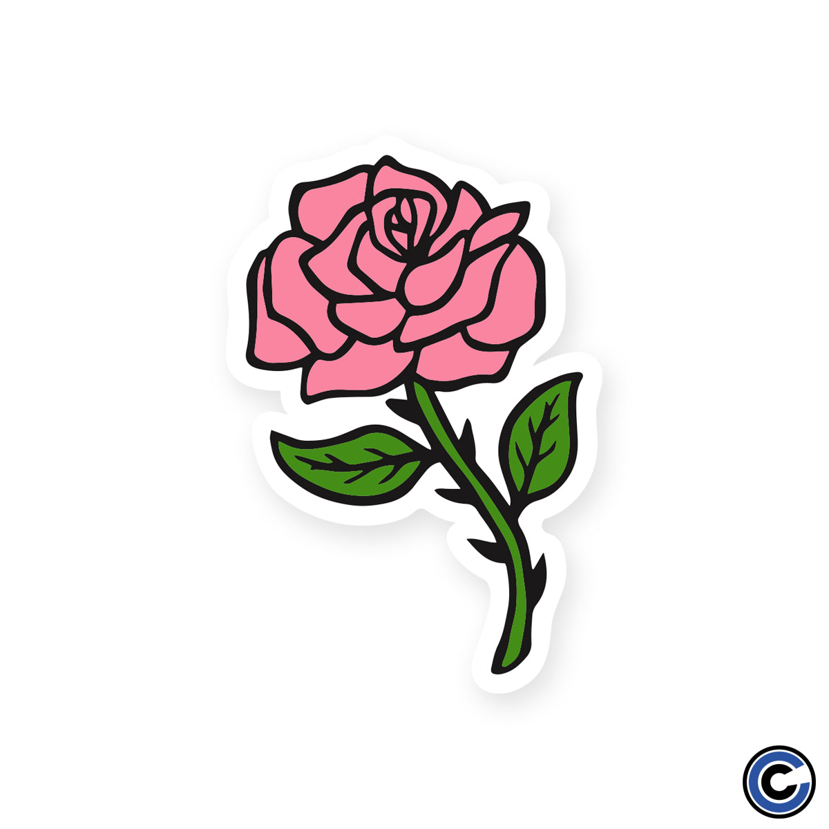 "Rose" Diecut Sticker - Balance & Composure Official Store