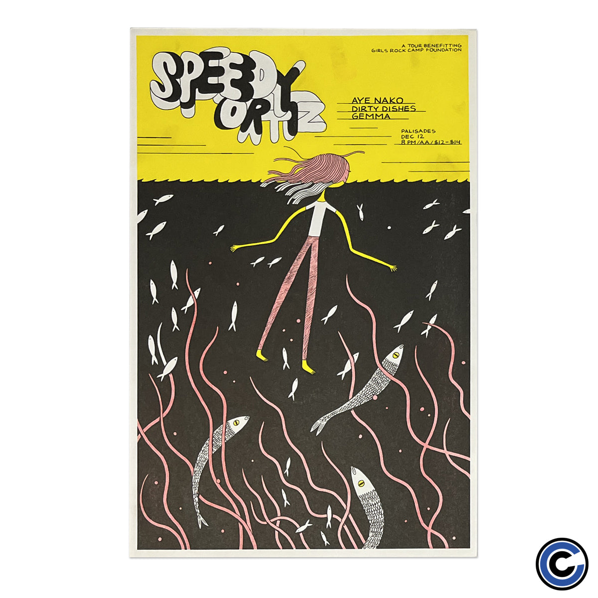 Speedy Ortiz "Palisades NJ - 12/12/15" Poster